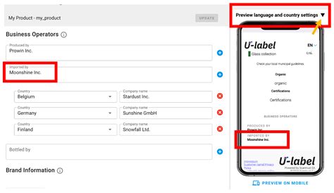 E Label Troubleshooting Preview Cannot See Country Specific Information In Preview