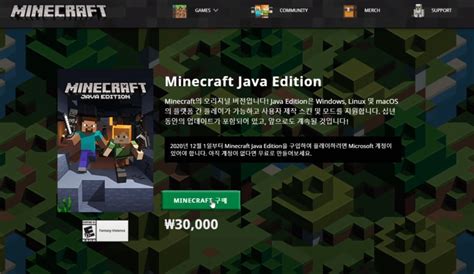 마인크래프트 다운로드 방법부터 구매까지