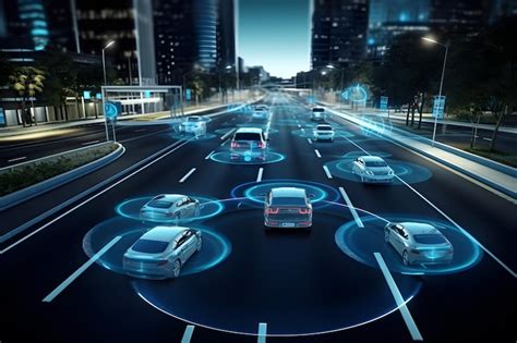 Premium Photo Connected Car Autonomous Vehicle Autonomous Car