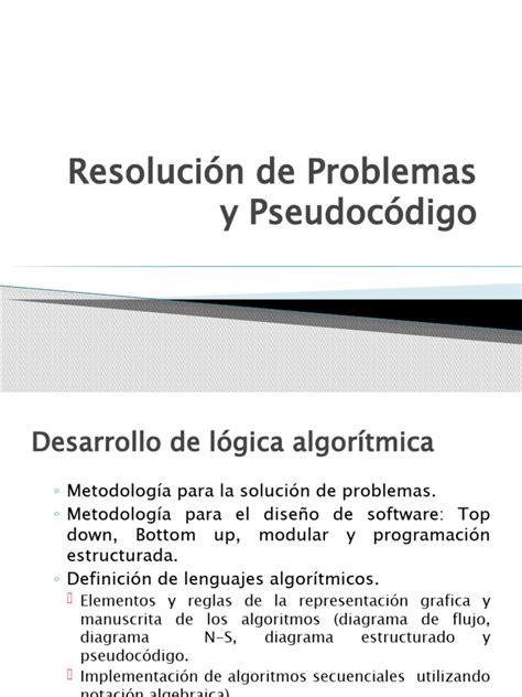 Clase 10 Logica Algoritmica Descargar Gratis Pdf Algoritmos