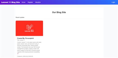 Github Purvarajsinh39blog Management System Laravel A Role Based