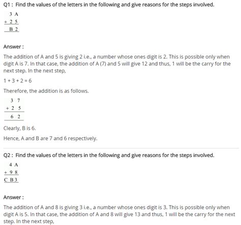 NCERT Solutions For Class Maths Chapter Playing With Numbers Ncertlibrary