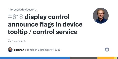Display Control Announce Flags In Device Tooltip Control Service · Issue 618 · Microsoft