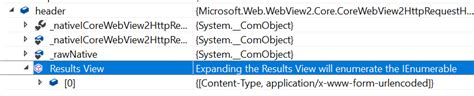 cannot set content type header in corewebview2webresourcerequest