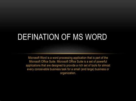 Lesson 1 Understanding Ms Word 2016pptx