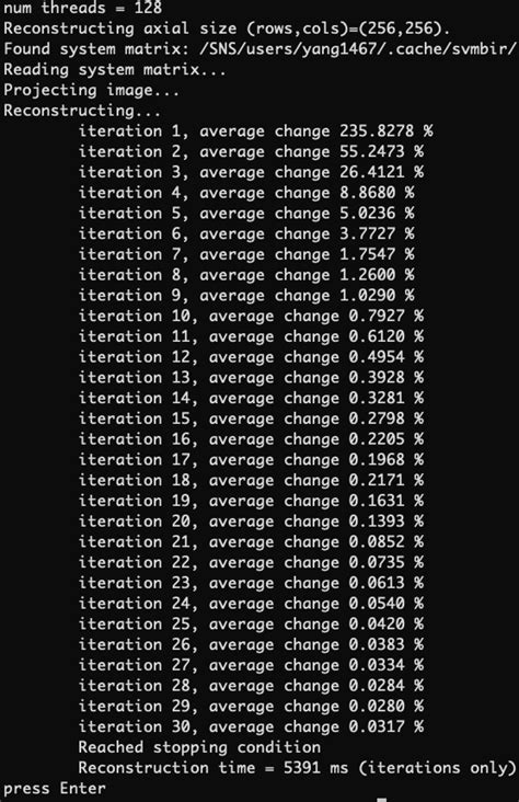 Svmbir Diverges When Too Many Threads Are Used With Small Numslices · Issue 268 · Cabouman