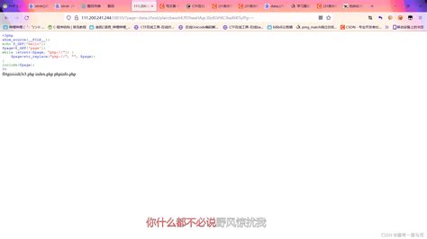 攻防世界web php include csdn博客