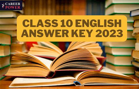 Class 10 English Answer Key 2023 Question Paper Analysis Set 1234