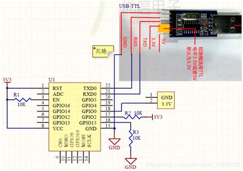 Arduino Ide给esp 12f模块程序烧写原理图esp12f外围电路 Csdn博客