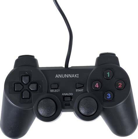 Anunnaki Vibrating Dualshock Usb Wired Joystick Gamepad Game Handle