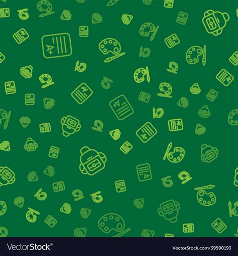 Set Line Exam Sheet With A Plus Grade School Vector Image