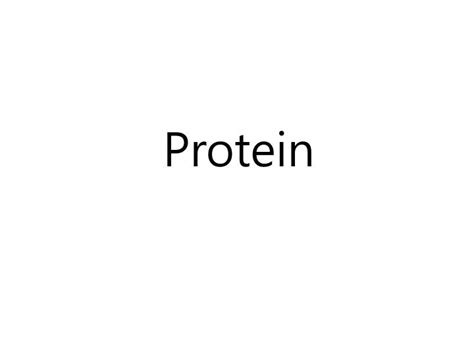 PPT Protein PowerPoint Presentation Free Download ID 5382403