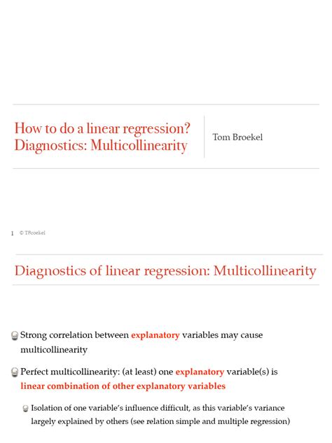 Lesson59linearregressionmulticollinearity Pdf