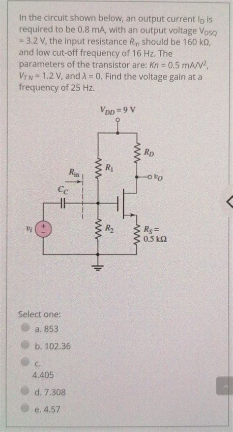 Solved In The Circuit Shown Below An Output Current Lo Is