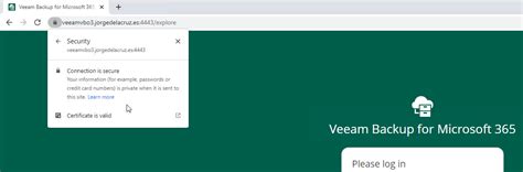 Veeam How To Install A Valid SSL Certificate Let S Encrypt For The New Restore Portal On