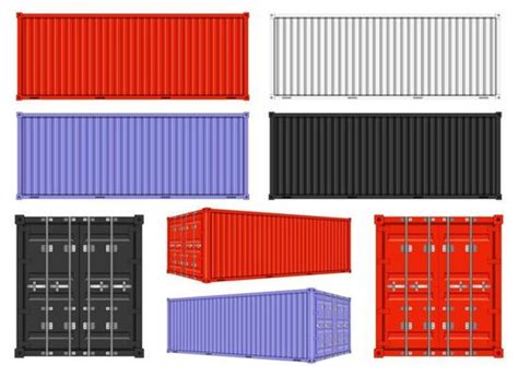 Cargo Container Vector Art Icons And Graphics For Free Download