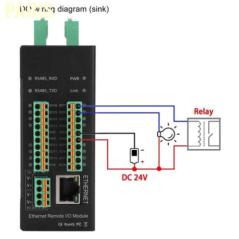 Paris M420t Ethernet รีโมท Io โมดูลพอร์ต Tcp Rs485 16do ใหม่ Superparisth Thaipick