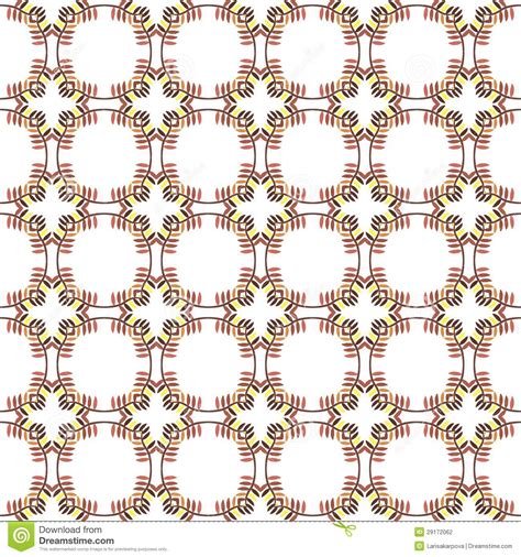 Colorful Mosaic Abstract Seamless Pattern Stock Illustration