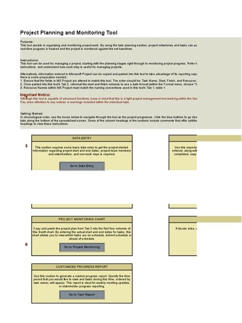 Project Scheduling And Monitoring Tool Xls Microsoft Excel Computing