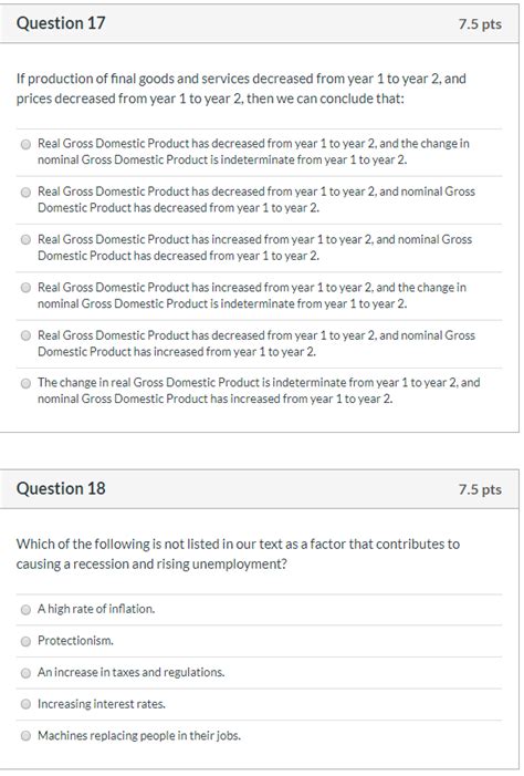 question 1 7 5 pts which of the following is included