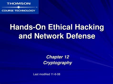PPT Hands On Ethical Hacking And Network Defense PowerPoint