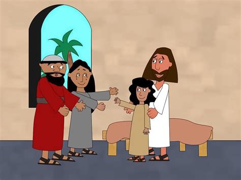 Jesus Heals A Woman And A Girl Jesus Jairus Daughter And A Woman