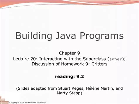 Ppt Building Java Programs Powerpoint Presentation Free Download