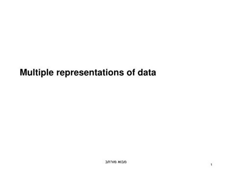 Ppt Multiple Representations Of Data Powerpoint Presentation Free Download Id 3484078