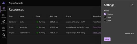 浏览 Netnet Aspire 仪表板 Net Aspire Microsoft Learn
