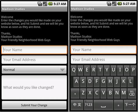 Java How To Get Android App To Allow User To Drag Screen Up And Down With Their Finger Stack