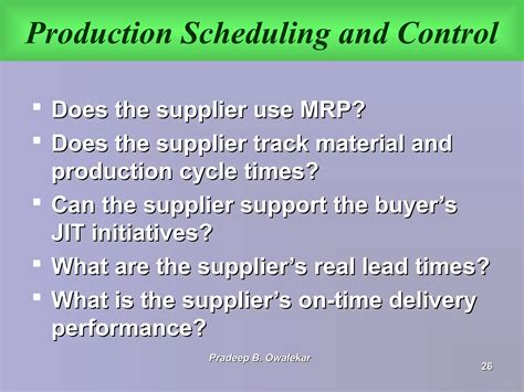 Supplier Evaluation And Selection Ppt