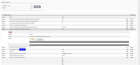Applicationmodule Setting