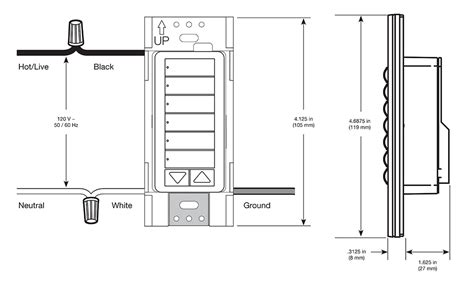 Lutron Radiora 2 Seetouch Wall Mount Designer Keypad Dual Group With Raise And Lower Snap One
