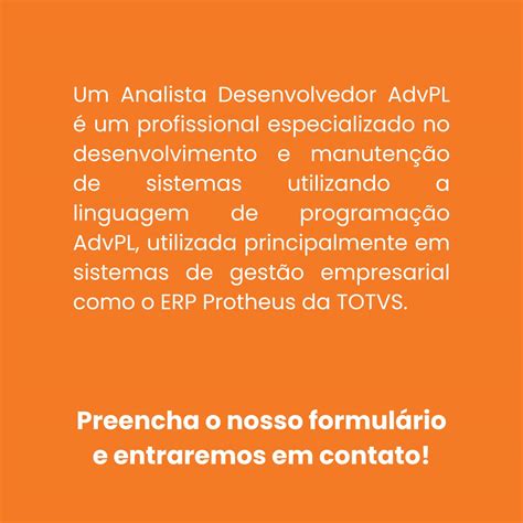 Analista Desenvolvedor Advpl Shop Max