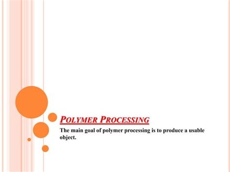 Polymer Processing Ii Ppt