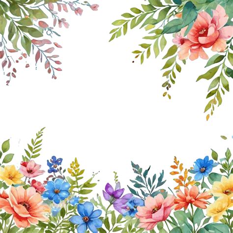 Premium Vector Natural Border Illustration With A Floral Theme