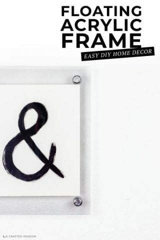 How To Make A DIY Floating Frame With This Easy Tutorial