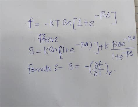 Solved Using F You Have To Prove Entropy Solve This Step By