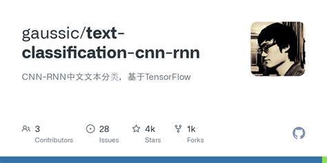 Github Gaussictext Classification Cnn Rnn Cnn Rnn中文文本分类，基于tensorflow