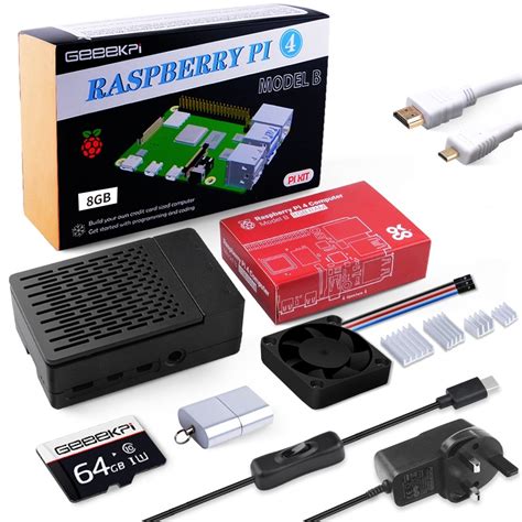 52pi Raspberry Pi 4 4gb8gb Starter Kit With Sd Card Raspberry Pi 4 52pi Raspberry Pi 4 4gb8gb Starter Kit With Sd Card Raspberry Pi 4