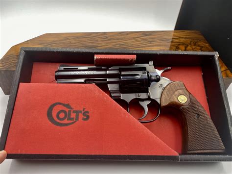 My First Colt Revolver 1966 Python Unfired With Box Tool Paperwork