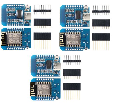 Контроллер на Wi Fi модуле Esp8266 4mb Wemos D1 Mini Type C 3 шт купить с доставкой по