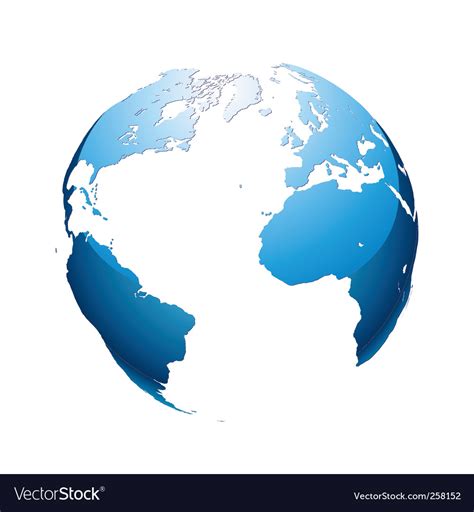 Globe Royalty Free Vector Image Vectorstock
