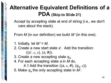 pushdown automata part ii pdas and cfg chapter ppt download