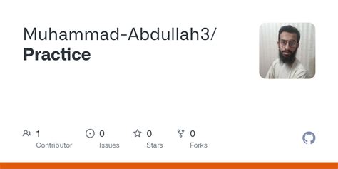 GitHub Muhammad Abdullah Practice