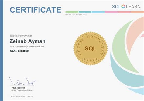 Zeinab Ayman On Linkedin Sql Database Mysql Sololearn 17 Comments