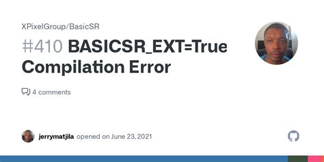 BASICSR_EXT=True Compilation Error · Issue #410 · XPixelGroup/BasicSR · GitHub