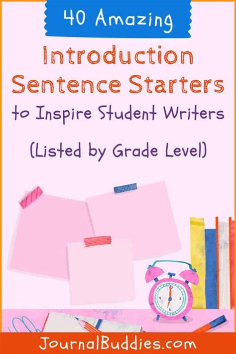 Introduction Sentence Starters