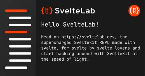 Sveltelab