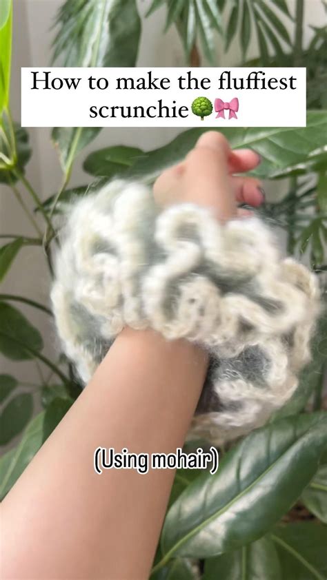 How To Knit A Scrunchie Video Tutorial Free Pattern Artofit